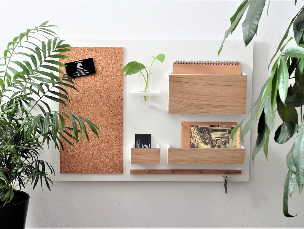 Faites le mur avec un organiseur de bureau mural - Joli Place