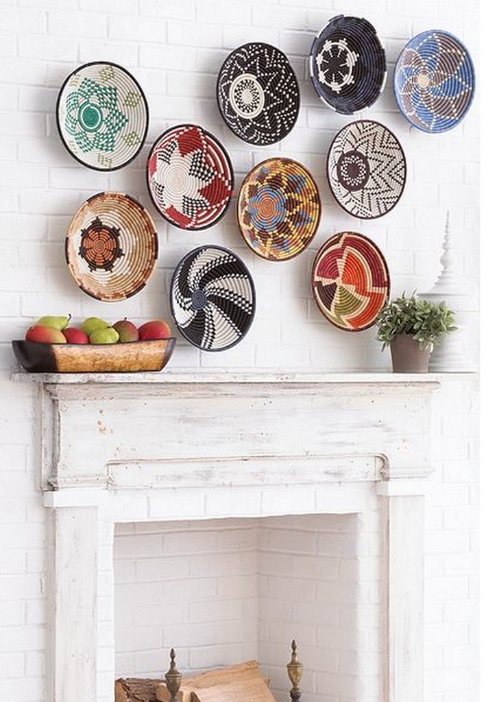 Des idées pour mettre des paniers ronds au mur – Joli Place