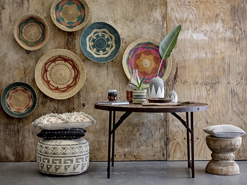 Des idées pour mettre des paniers ronds au mur