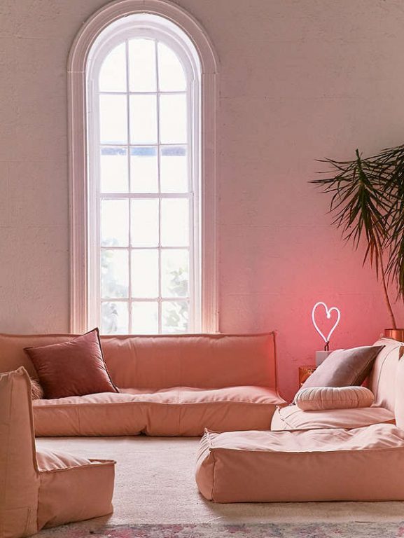 La déco passe au rose pêche