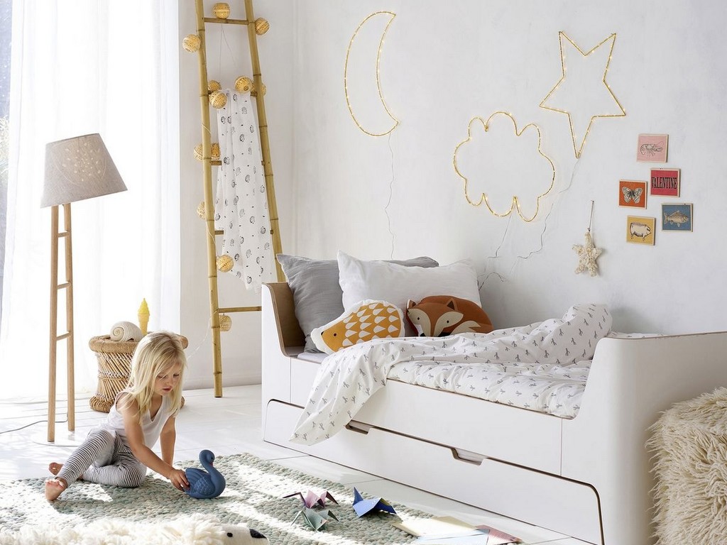 Une chambre enfant blanche, c'est pratique - Joli Place