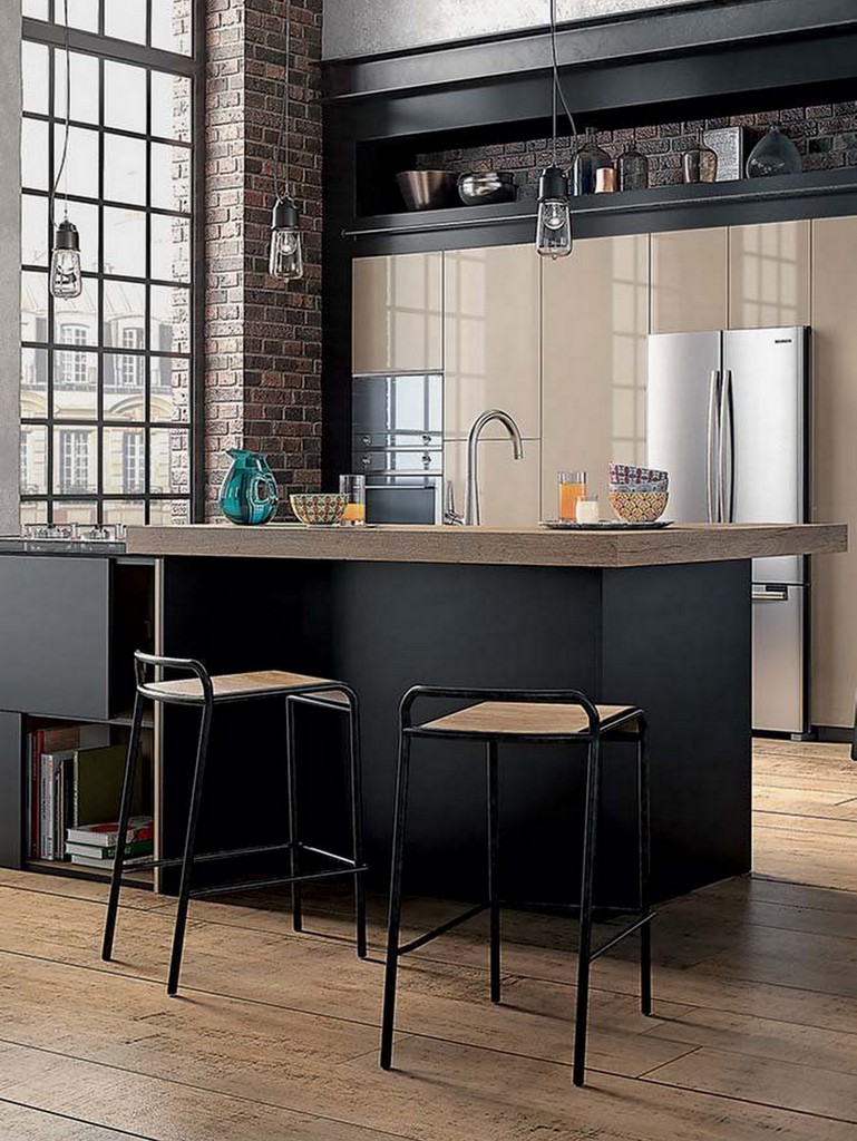 Une cuisine avec table intégrée : 4 idées à piquer - Joli Place