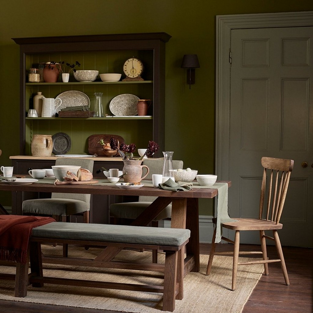 Mur vert olive : ces intérieurs qui osent - Joli Place