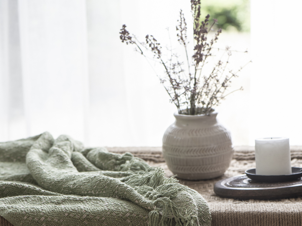 Objet déco nature : du vert et des matériaux naturels - Joli Place