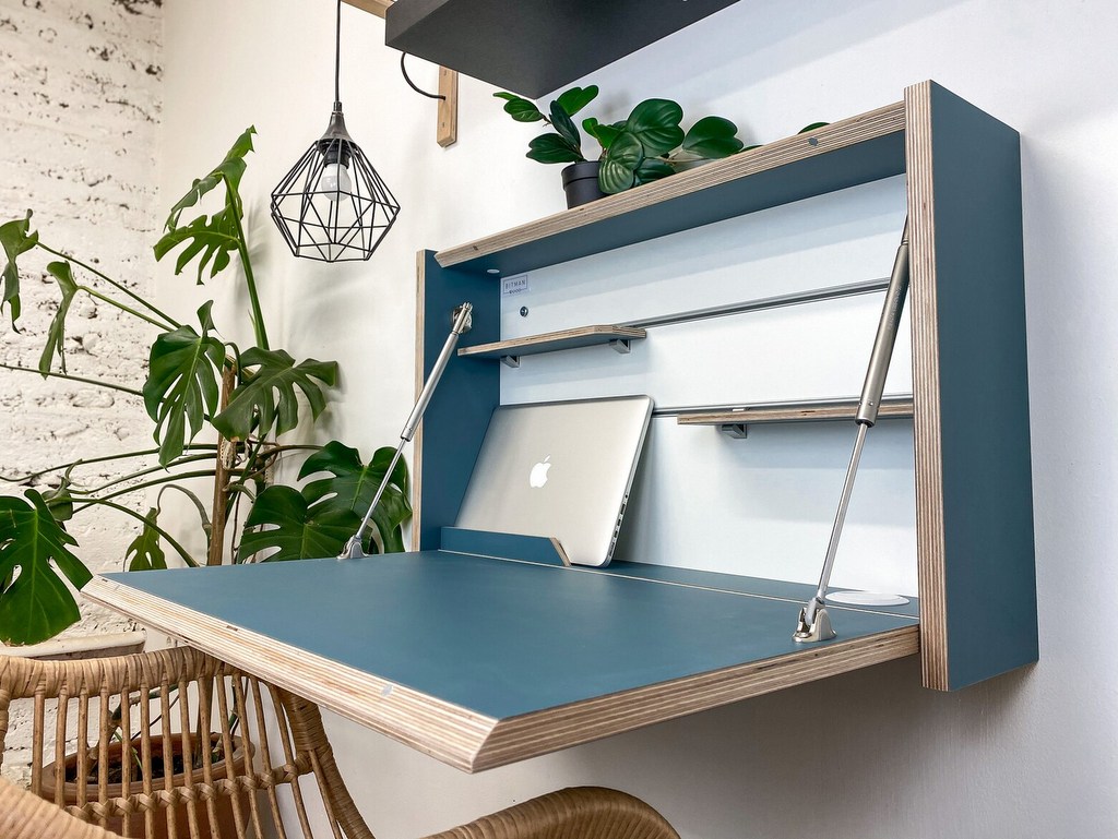 Un petit bureau mural rabattable à personnaliser - Joli Place