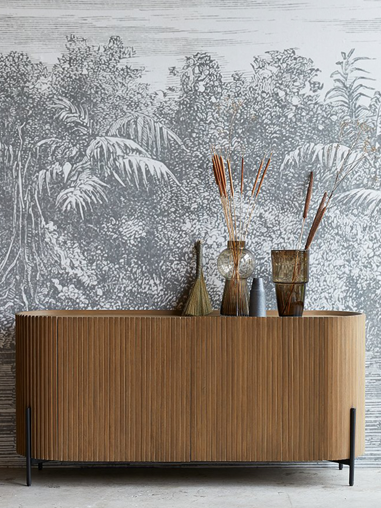 Buffet de forme arrondie : des courbes et des lignes - Joli Place