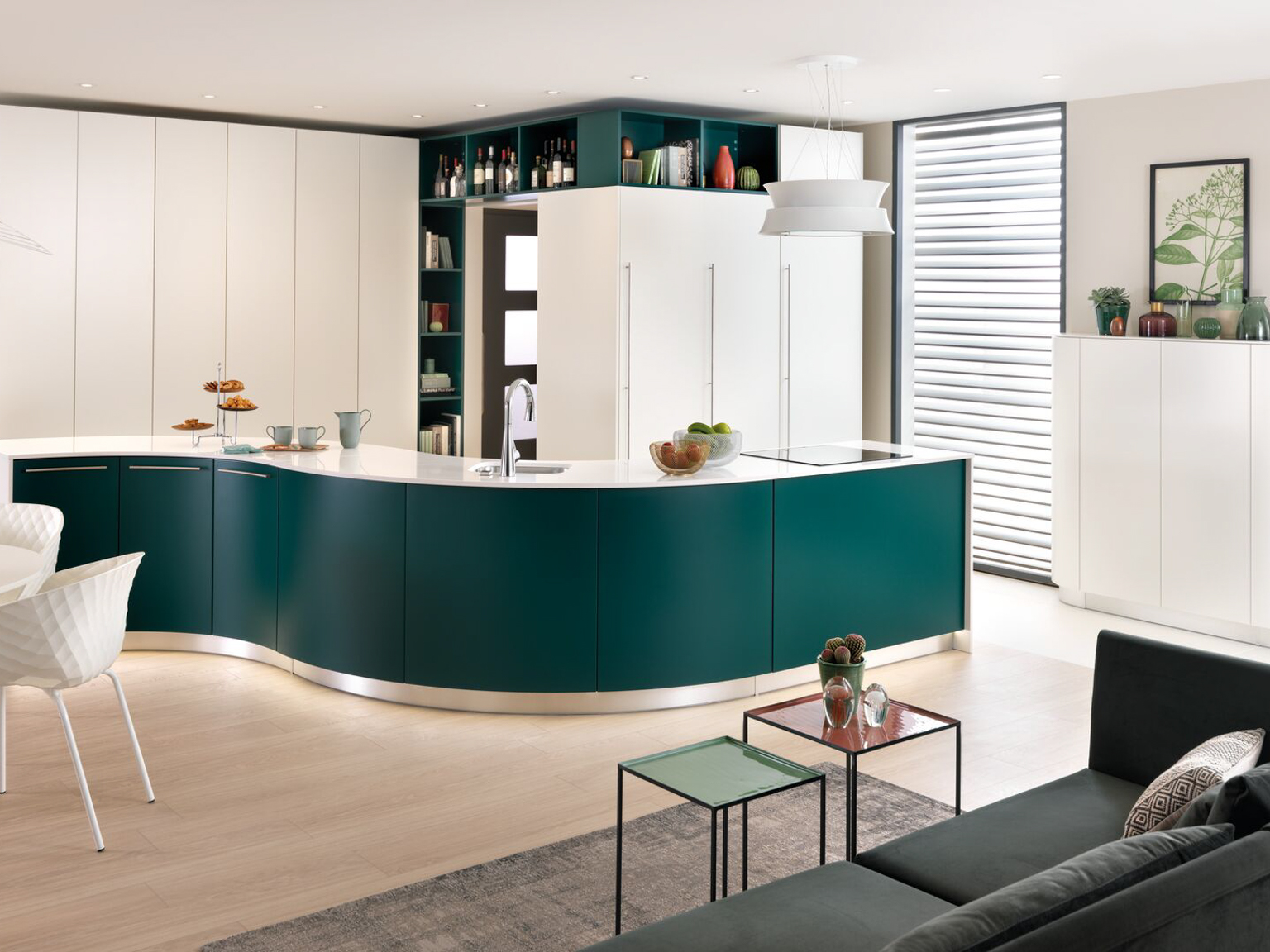 Le meuble de cuisine arrondi, c'est trendy - Joli Place