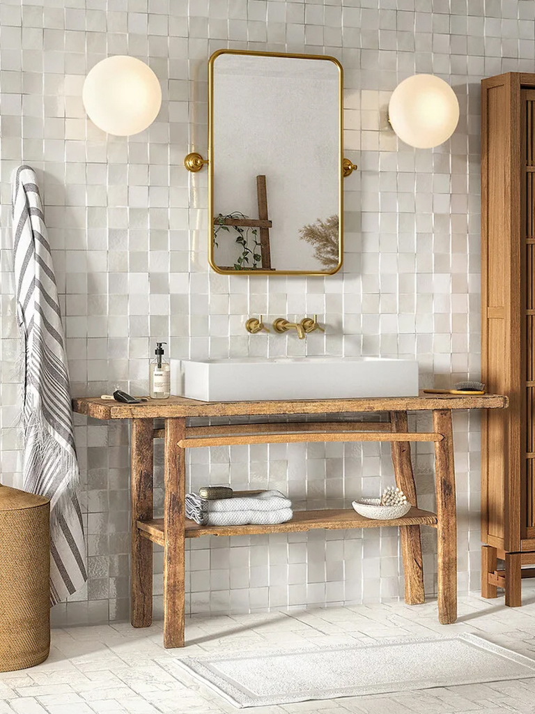 Une décoration de salle de bain nature - Joli Place