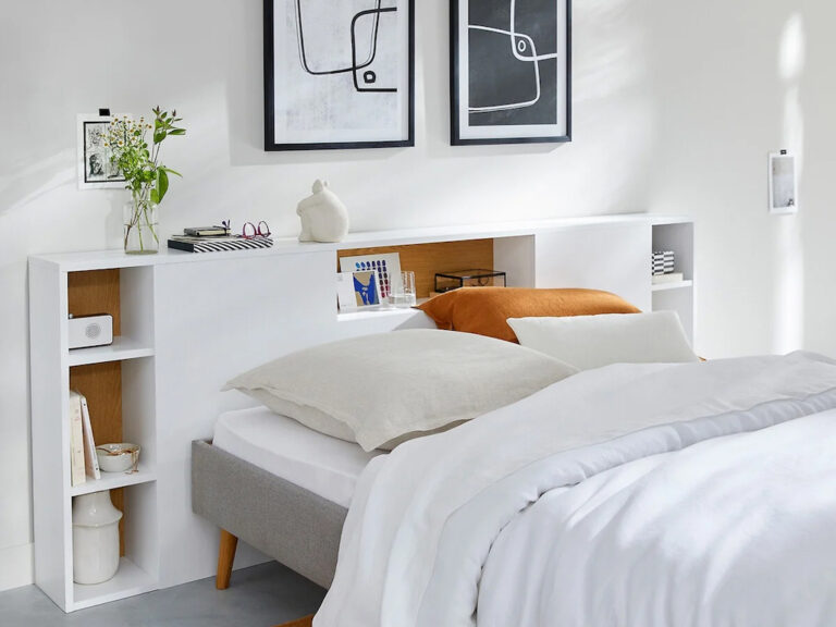 Tête de lit avec rangement intégré : 15 modèles stylés - Joli Place