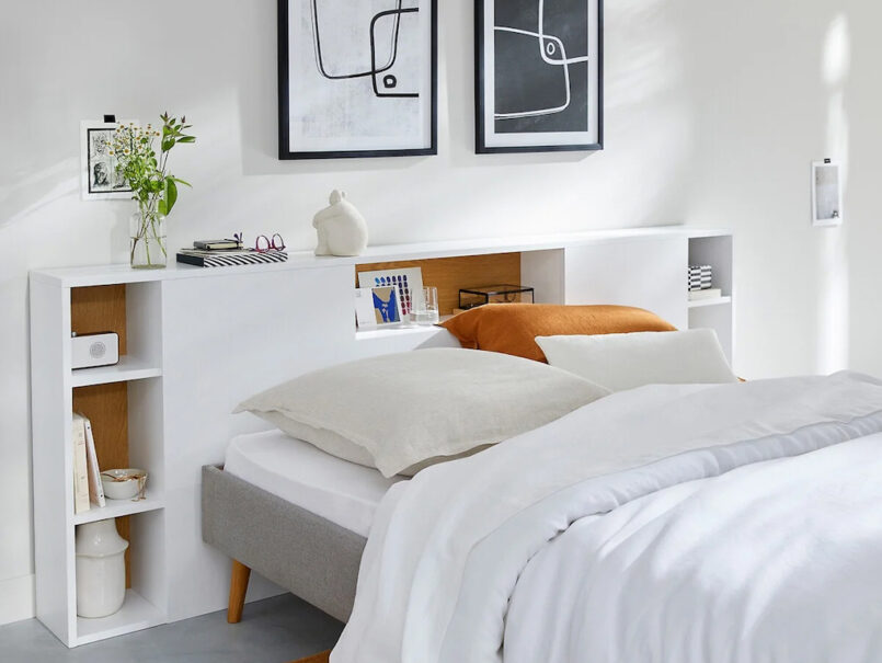 Tête de lit avec rangement intégré : 15 modèles stylés - Joli Place