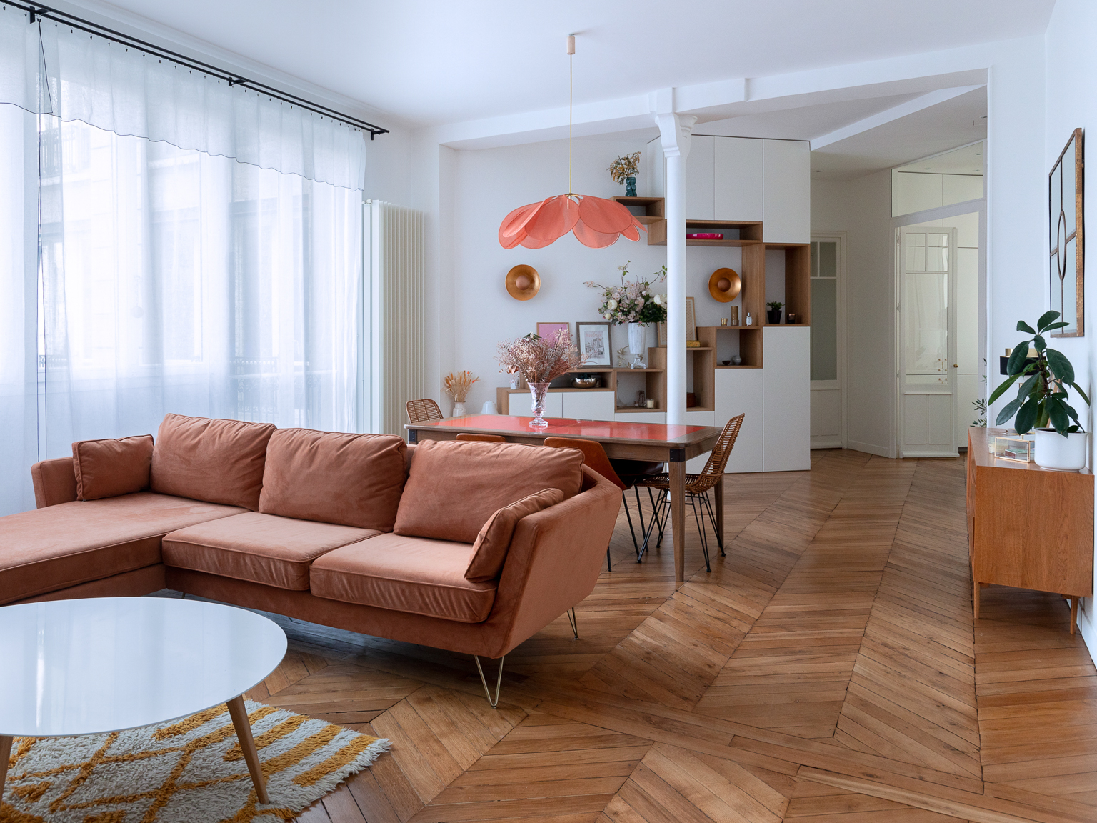 L appartement parisien de Sandra et Renaud